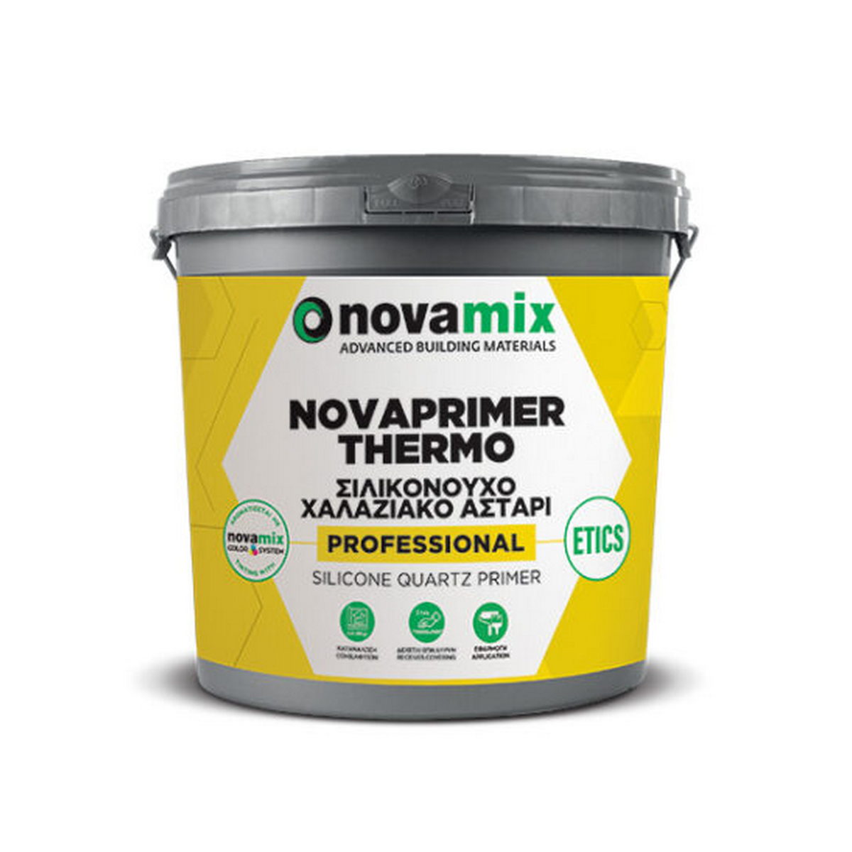 Novamix Novaprimer Thermo Χαλαζιακό Σιλικονούχο Αστάρι Σοβάδων Θερμομό ...